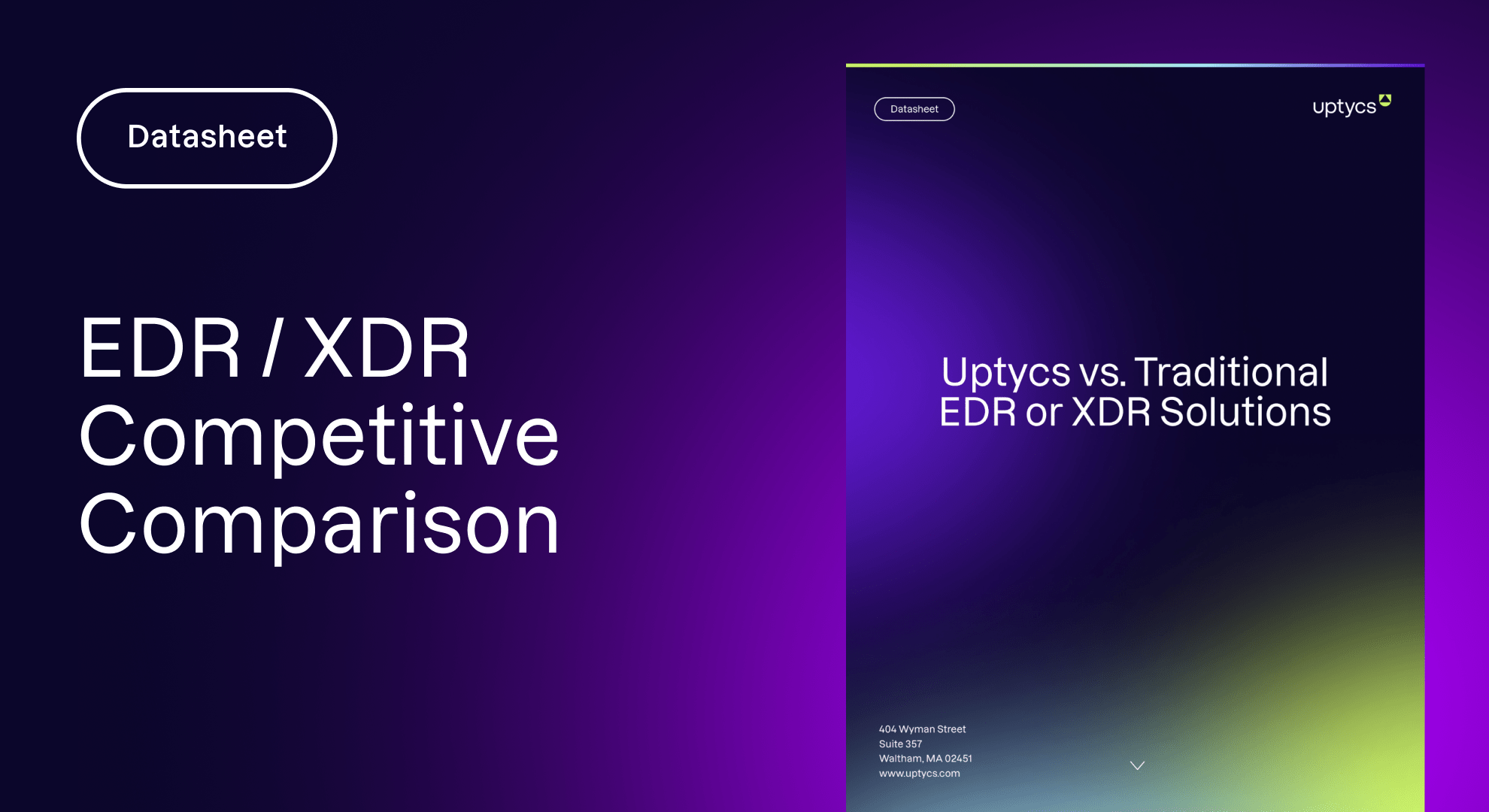 Datasheet Uptycs Vs Traditional Edr Or Xdr Solutions